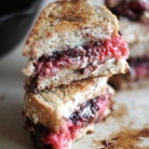 Dark Chocolate, Raspberry, and Brie Grilled Cheese - Ambitious Kitchen