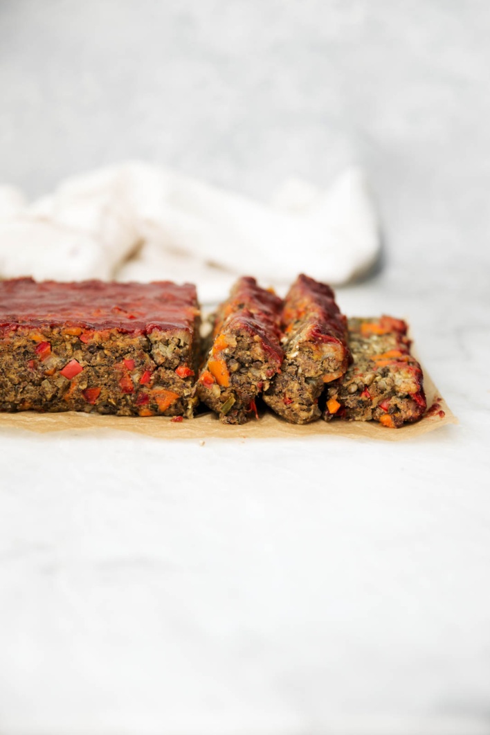 Mom's Ultimate Vegetarian Lentil Loaf - Ambitious Kitchen
