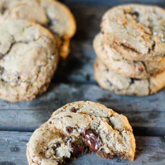 Whole Wheat Olive Oil Chocolate Chip Cookies | Ambitious Kitchen