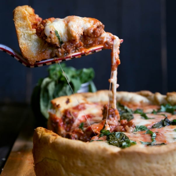 My Favorite Deep Dish Pizza Recipe | Ambitious Kitchen