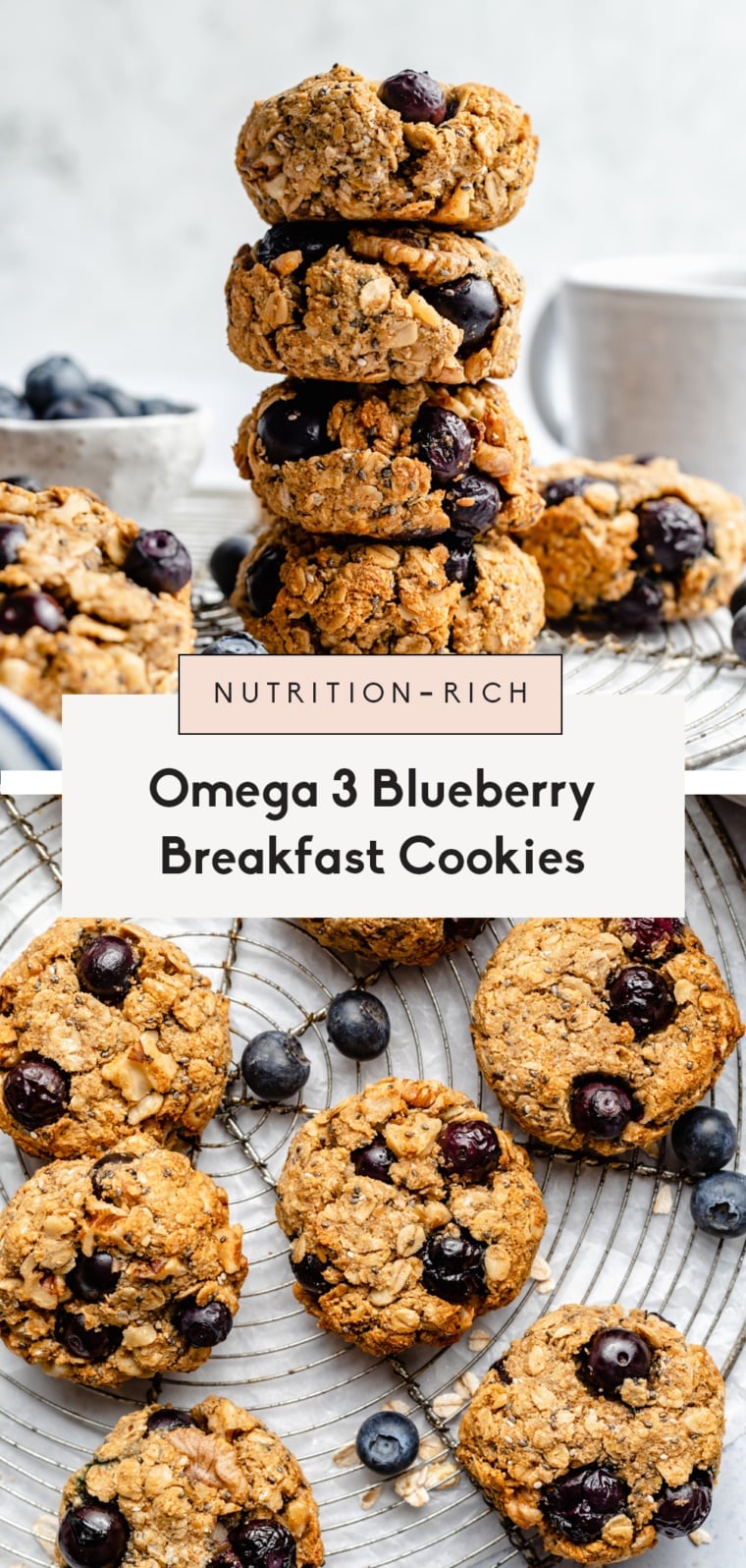 The Best Blueberry Breakfast Cookies (vegan & GF) | Ambitious Kitchen