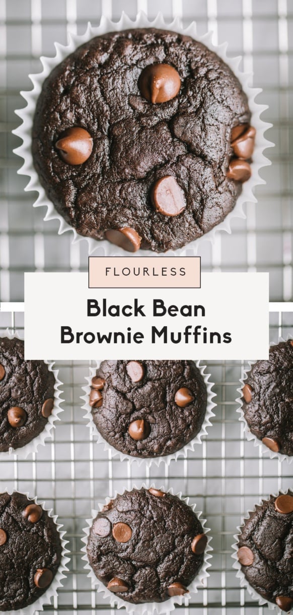 Flourless Black Bean Brownie Muffins | Ambitious Kitchen