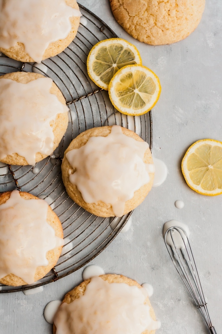 Lemon Cookies with Lovely Lemon Glaze | Ambitious Kitchen