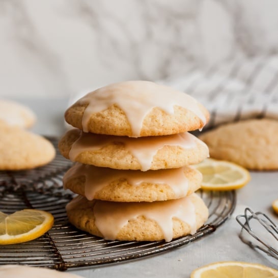 Lemon Cookies with Lovely Lemon Glaze | Ambitious Kitchen