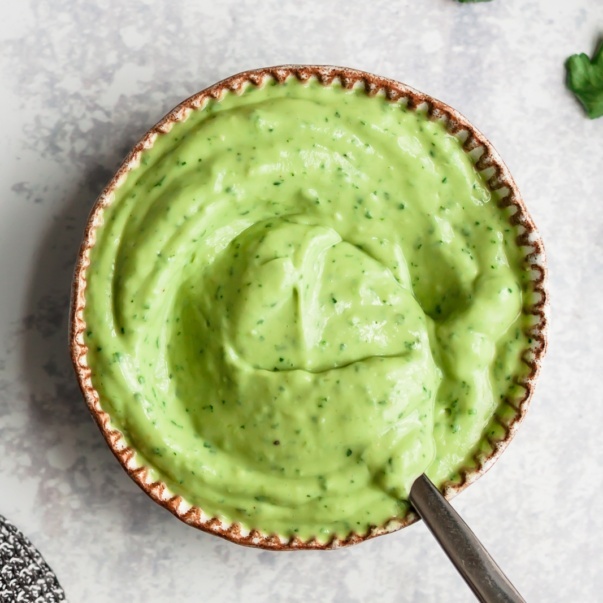 Avocado Lime Sauce - Ambitious Kitchen