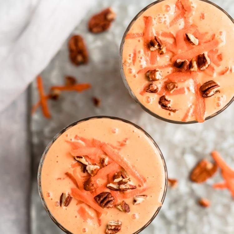 Healthy Carrot Cake Smoothie | Ambitious Kitchen