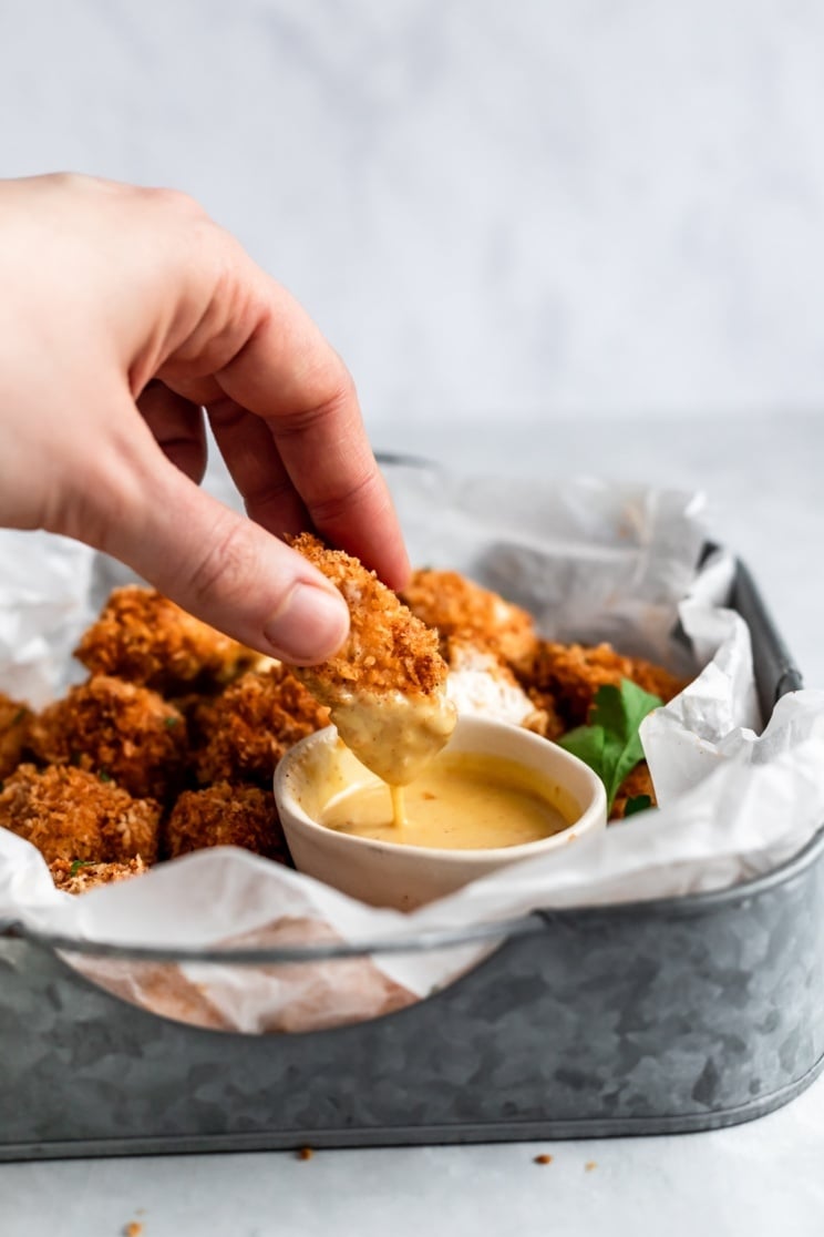 The BEST Crispy Baked Chicken Nuggets | Ambitious Kitchen