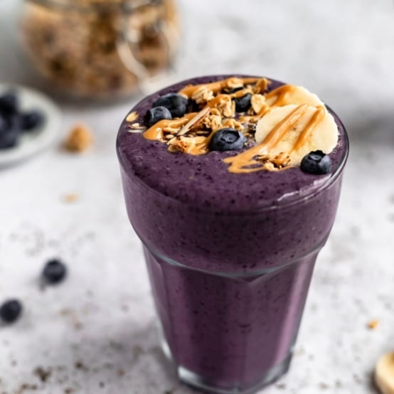 Lemon Blueberry Smoothie Recipe | Ambitious Kitchen