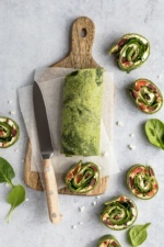 Easy Greek Salad Pinwheels (vegetarian) | Ambitious Kitchen