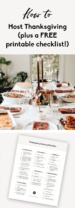 How to Host Thanksgiving (+ FREE checklist!) | Ambitious Kitchen
