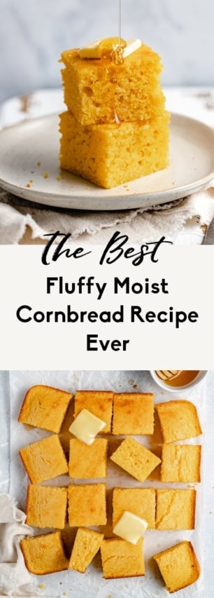 The Best Cornbread Recipe Ever (fluffy & moist!) | Ambitious Kitchen