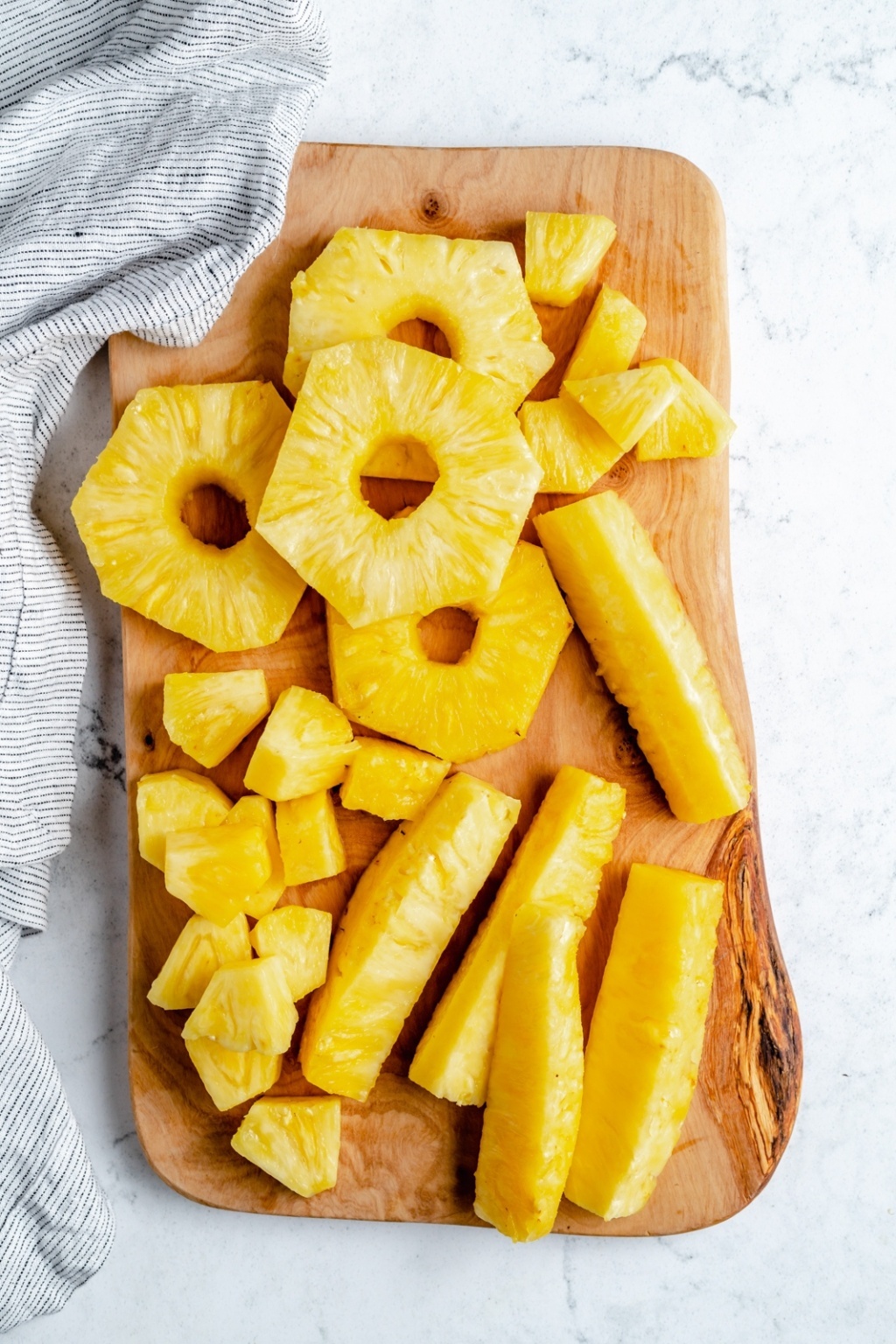How To Cut A Pineapple 3 Different Ways Ambitious Kitchen How To Cut A Pineapple 3 Different Ways Ambitious Kitchen