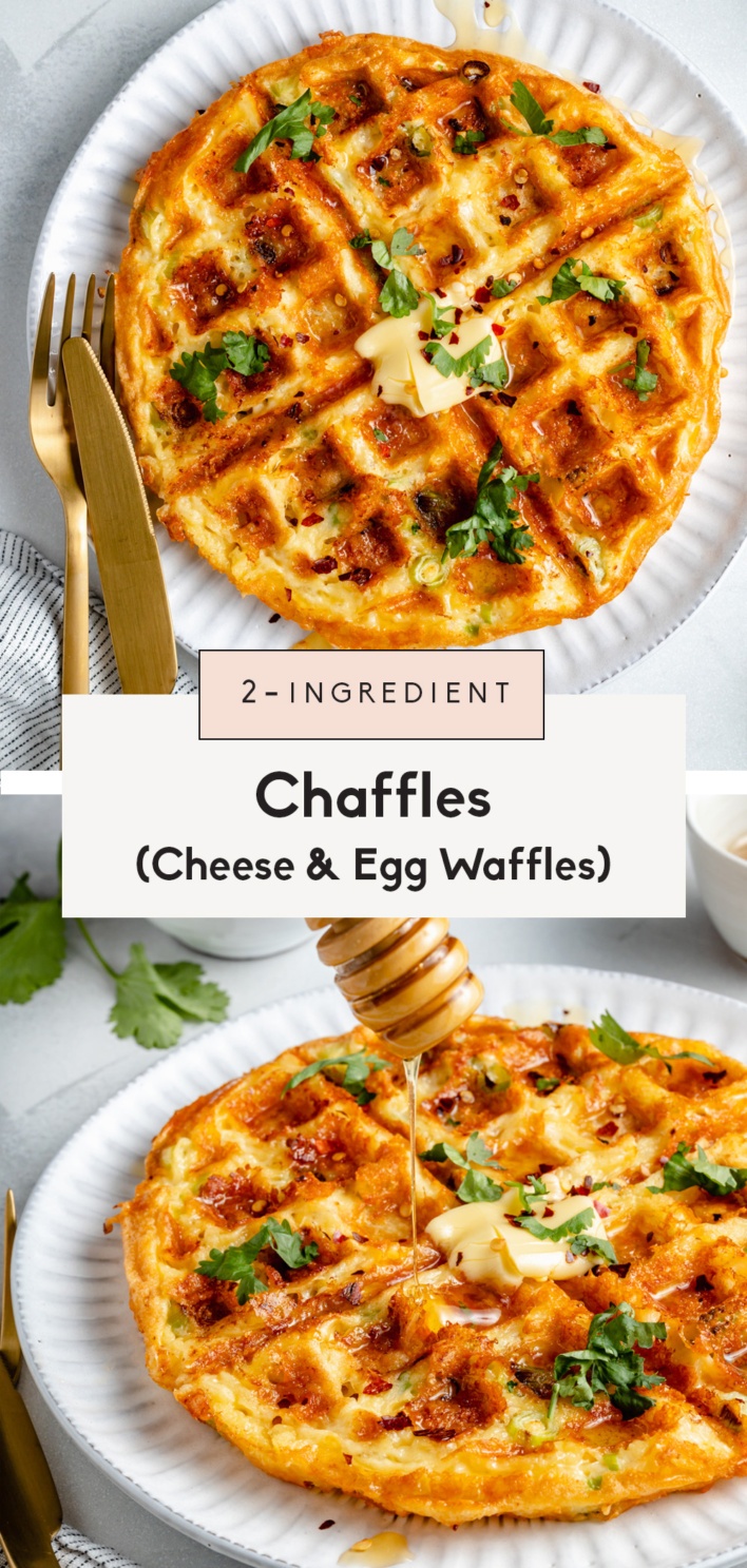 2-Ingredient Chaffles (Cheese and Egg Waffles) | Ambitious Kitchen