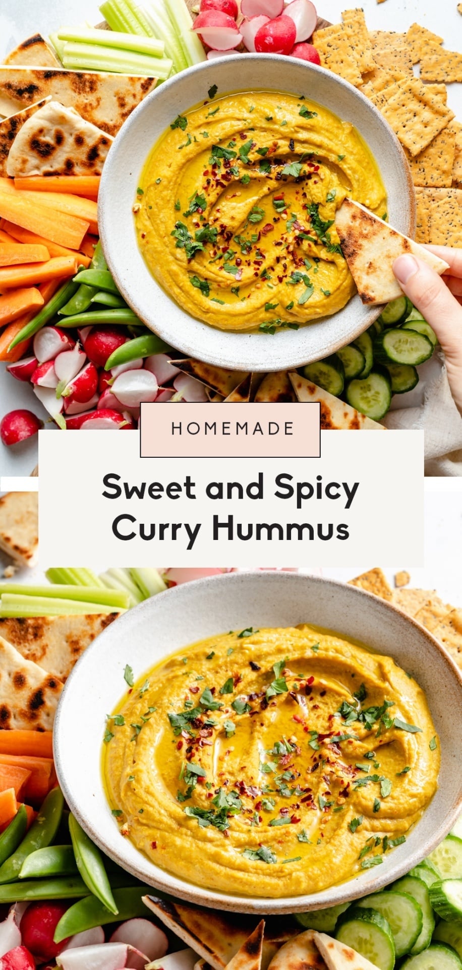 Sweet and Spicy Curry Hummus | Ambitious Kitchen