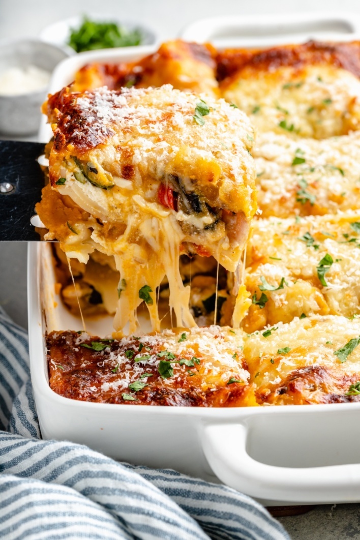 Roasted Vegetable Butternut Squash Lasagna | Ambitious Kitchen