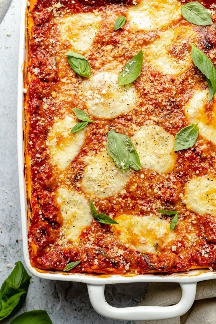 The Best Healthy Turkey Lasagna You'll Ever Eat | Ambitious Kitchen