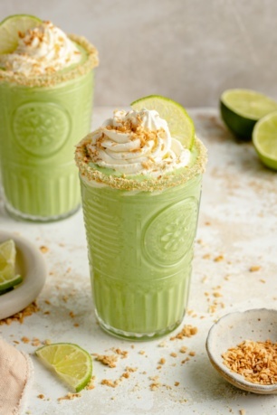 Coconut Key Lime Pie Smoothie | Ambitious Kitchen