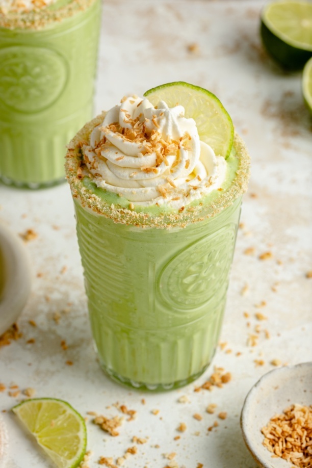 Coconut Key Lime Pie Smoothie | Ambitious Kitchen