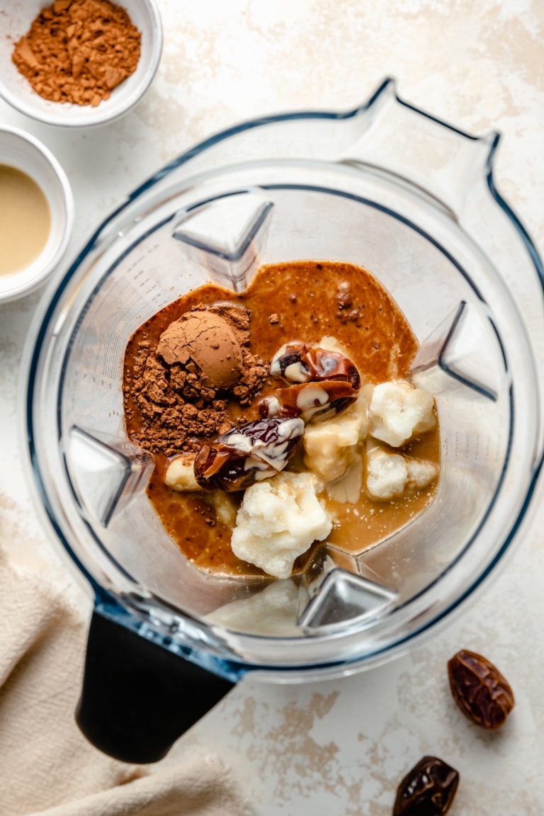 Tahini Chocolate Coffee Date Shake | Ambitious Kitchen