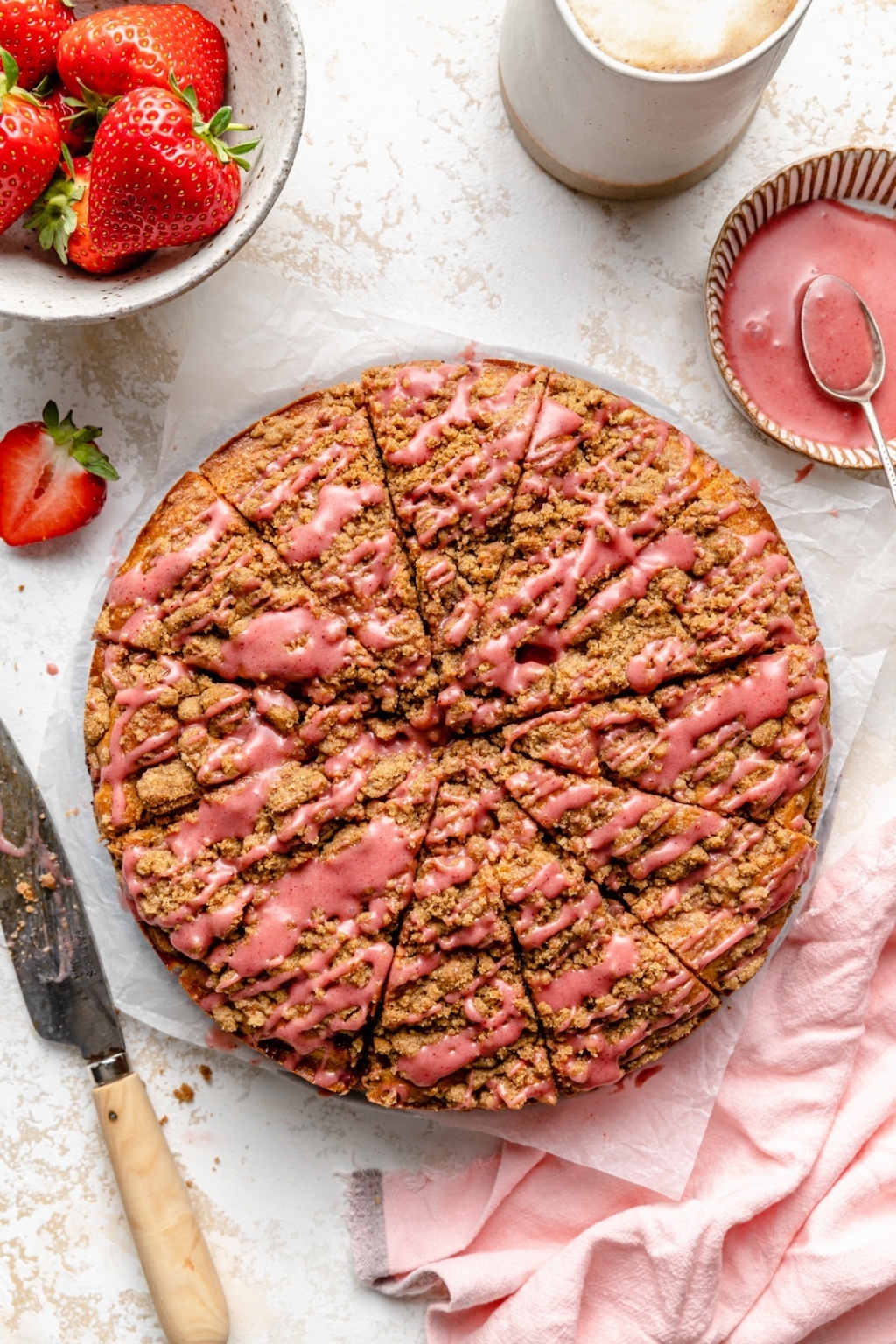 Brown Butter Strawberry Coffee Cake | Ambitious Kitchen