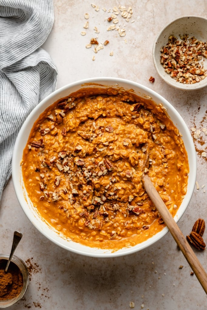 Incredible Pumpkin Baked Oatmeal | Ambitious Kitchen