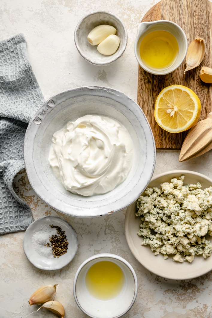 Bleu Cheese Yogurt Dip (or dressing!) | Ambitious Kitchen