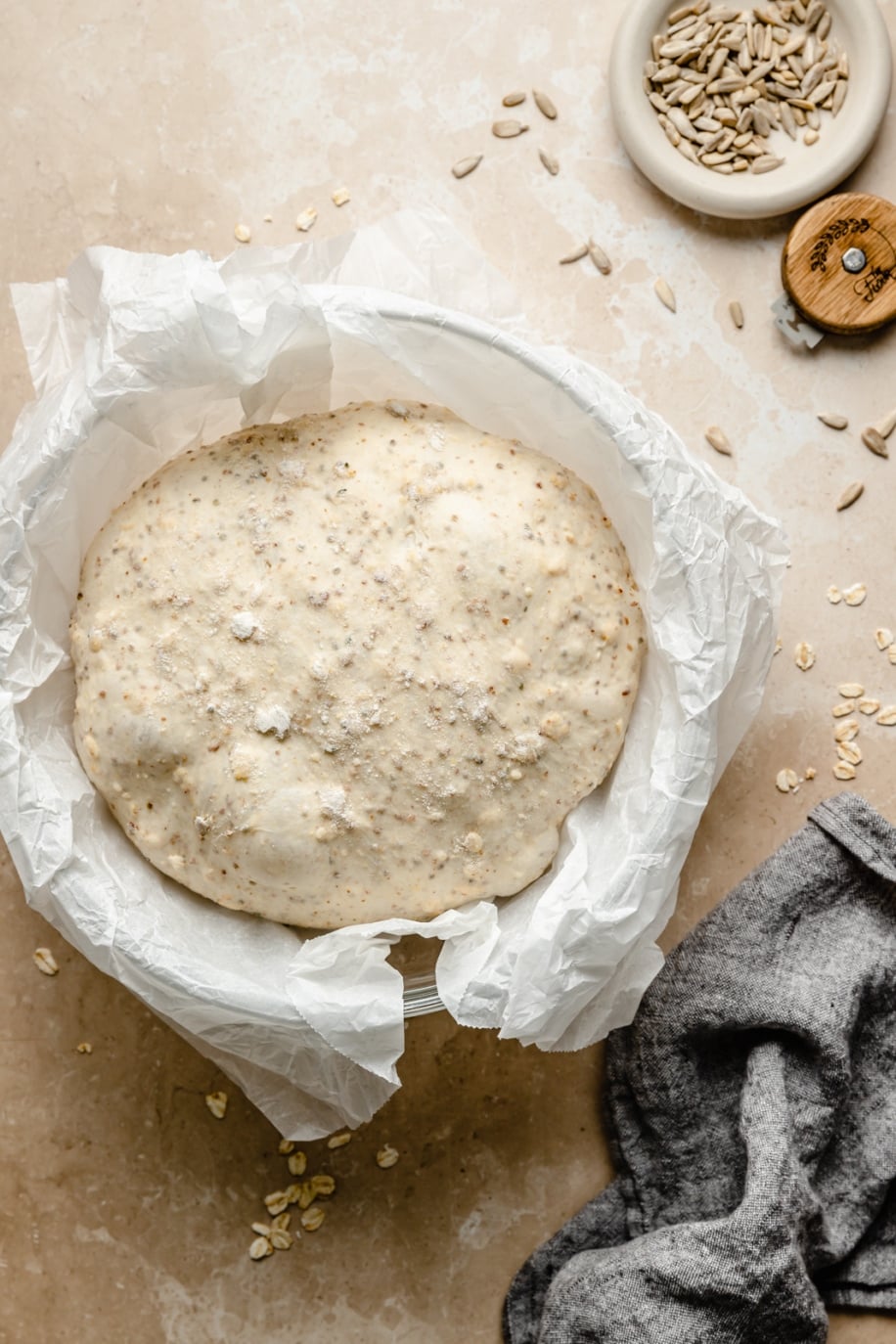 No Knead Honey Oatmeal Artisan Bread Ambitious Kitchen