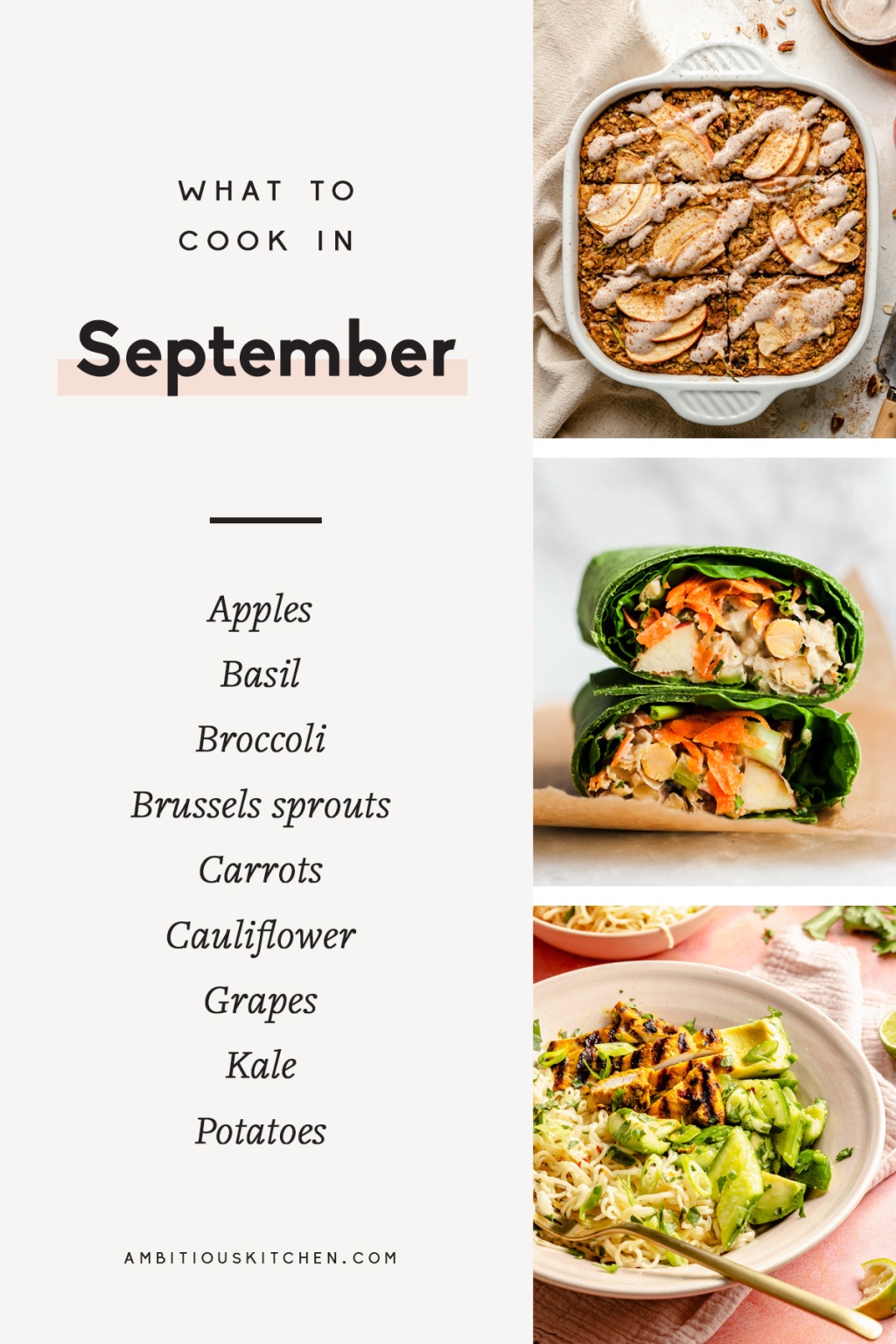 30 Seasonal Recipes to Cook in September | Ambitious Kitchen