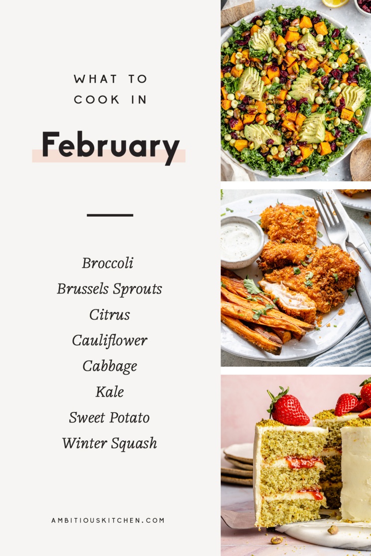 28 Seasonal Recipes to Cook dinner in February - The Love Bud