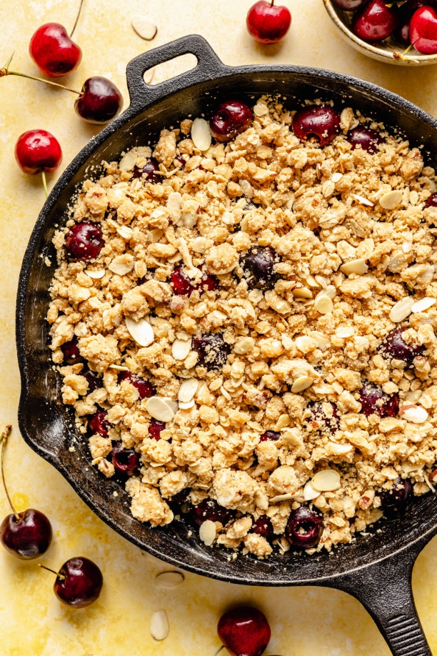 The Best Cherry Crisp You'll Ever Eat | Ambitious Kitchen