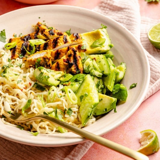 Grilled Turmeric Chicken Bowls | Ambitious Kitchen