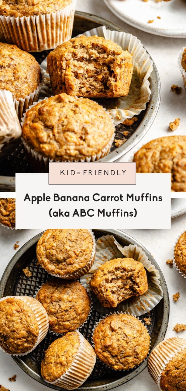 Kid-Friendly ABC Muffins (Apple, Banana, Carrot Muffins) | Ambitious ...